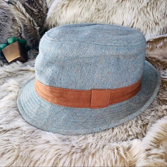 Grace | Accessories | Grace Slate Bluetan Fedora Hat | Poshmark